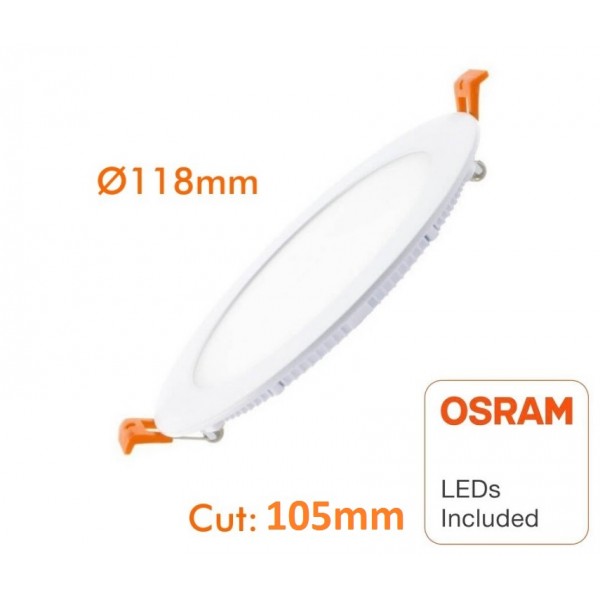 PLACA SLIM LED CIRCULAR 8W - OSRAM CHIP DURIS E 2835 - Iluminaspain PLACA SLIM LED CIRCULAR 8W - OSRAM CHIP DURIS E 2835 - Iluminaspain